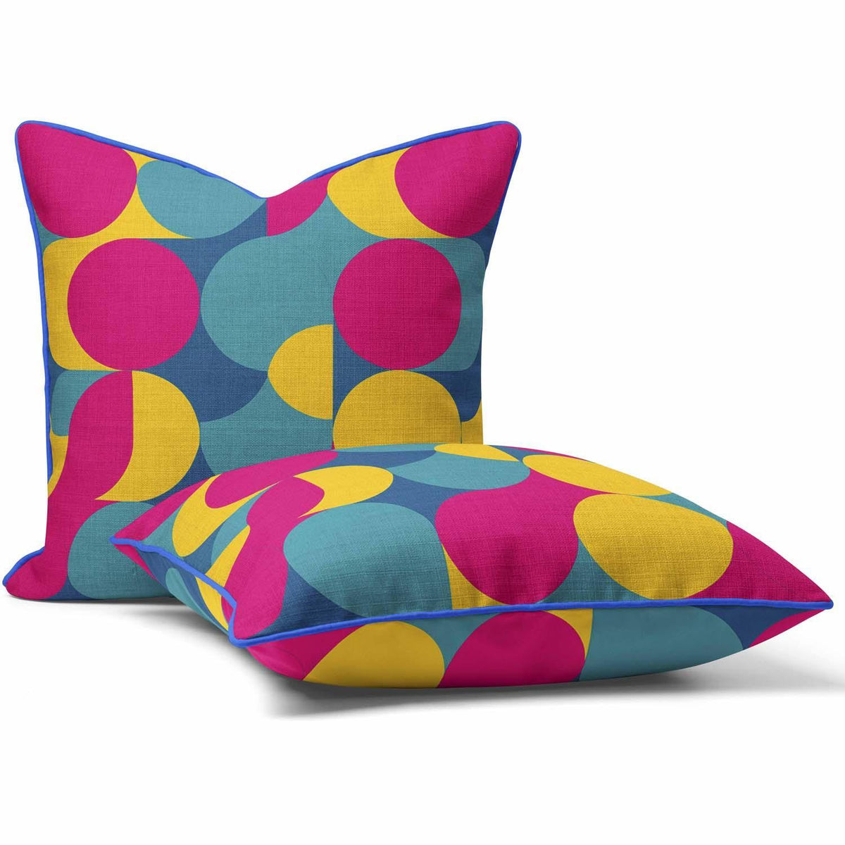 Venezia Geometric Pop Outdoor Cushion | Bright Colourful Garden Cushion ...