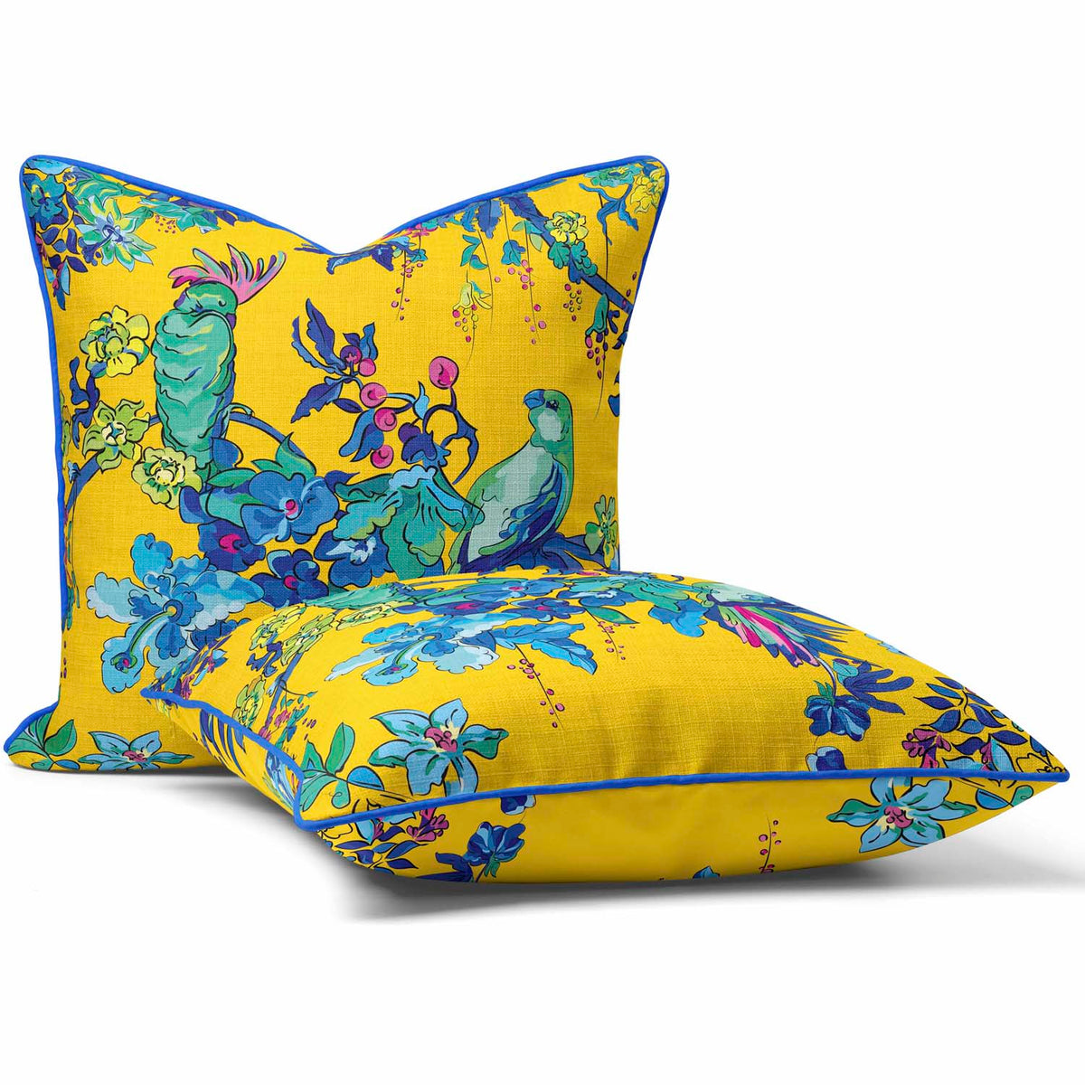 Insignia Parrots Cushion – Tropical Bird Design | WeLoveCushions ...