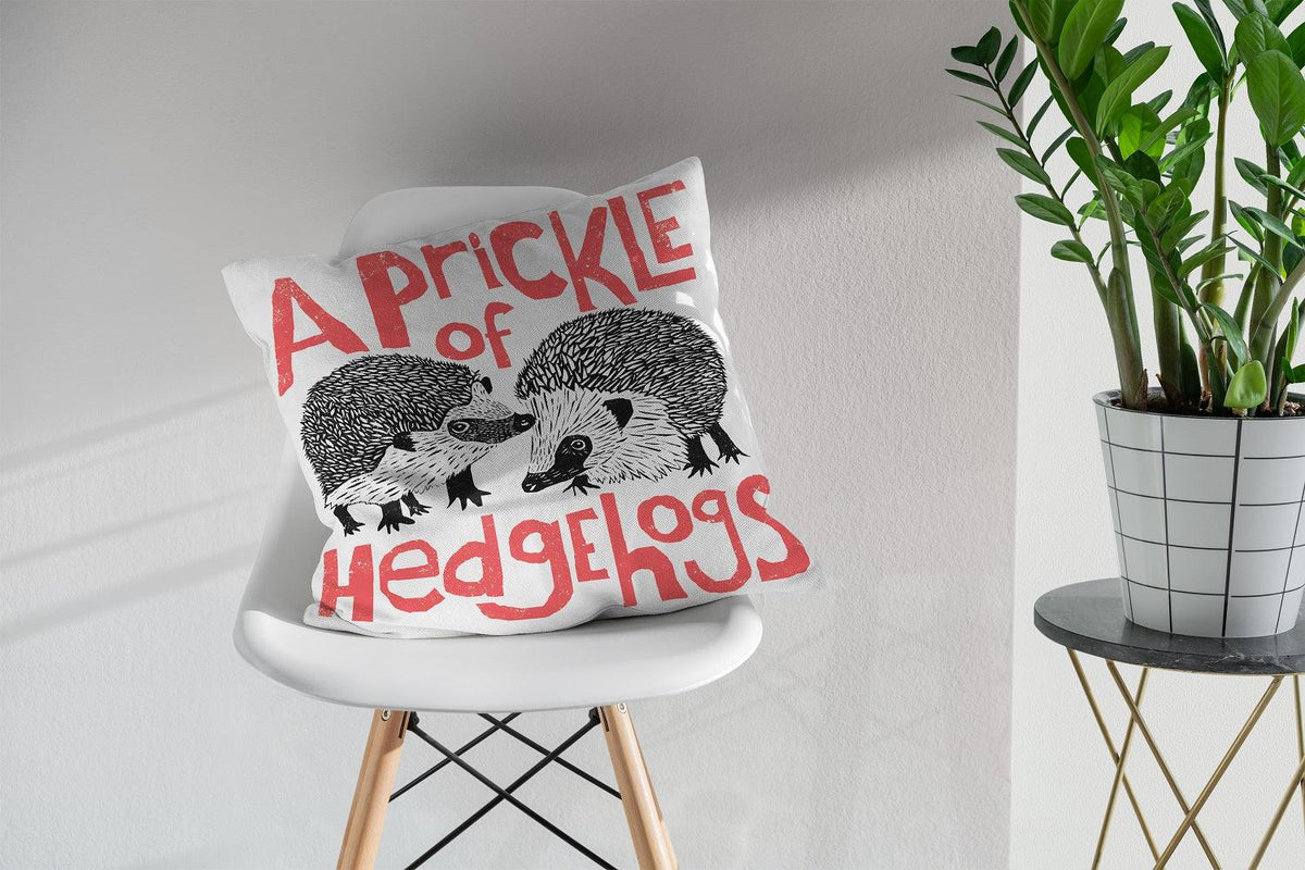 Prickle of Hedgehog - Collective Noun Cushion – welovecushions