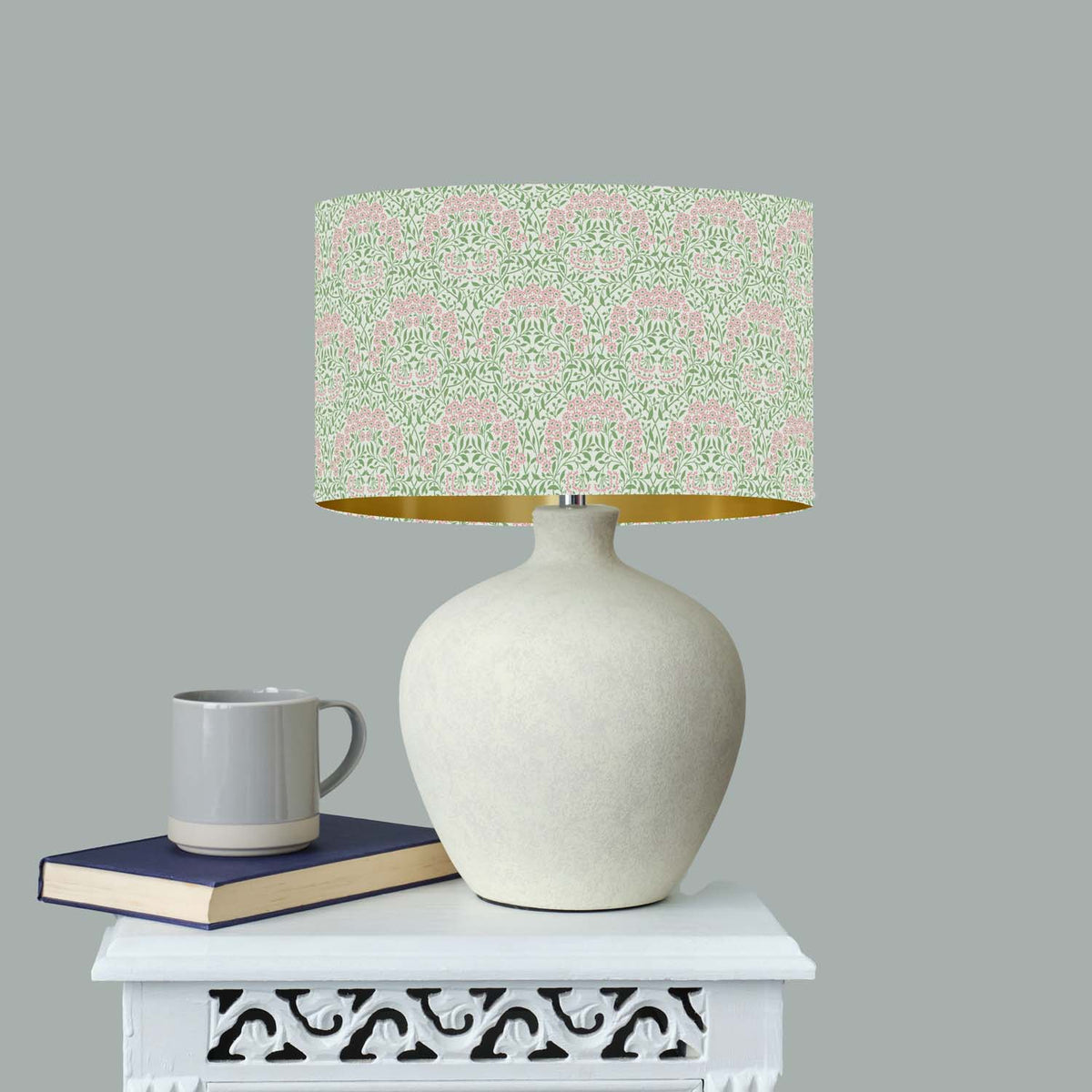 Michaelmas Daisy Pink - William Morris Gallery Lampshade – welovecushions