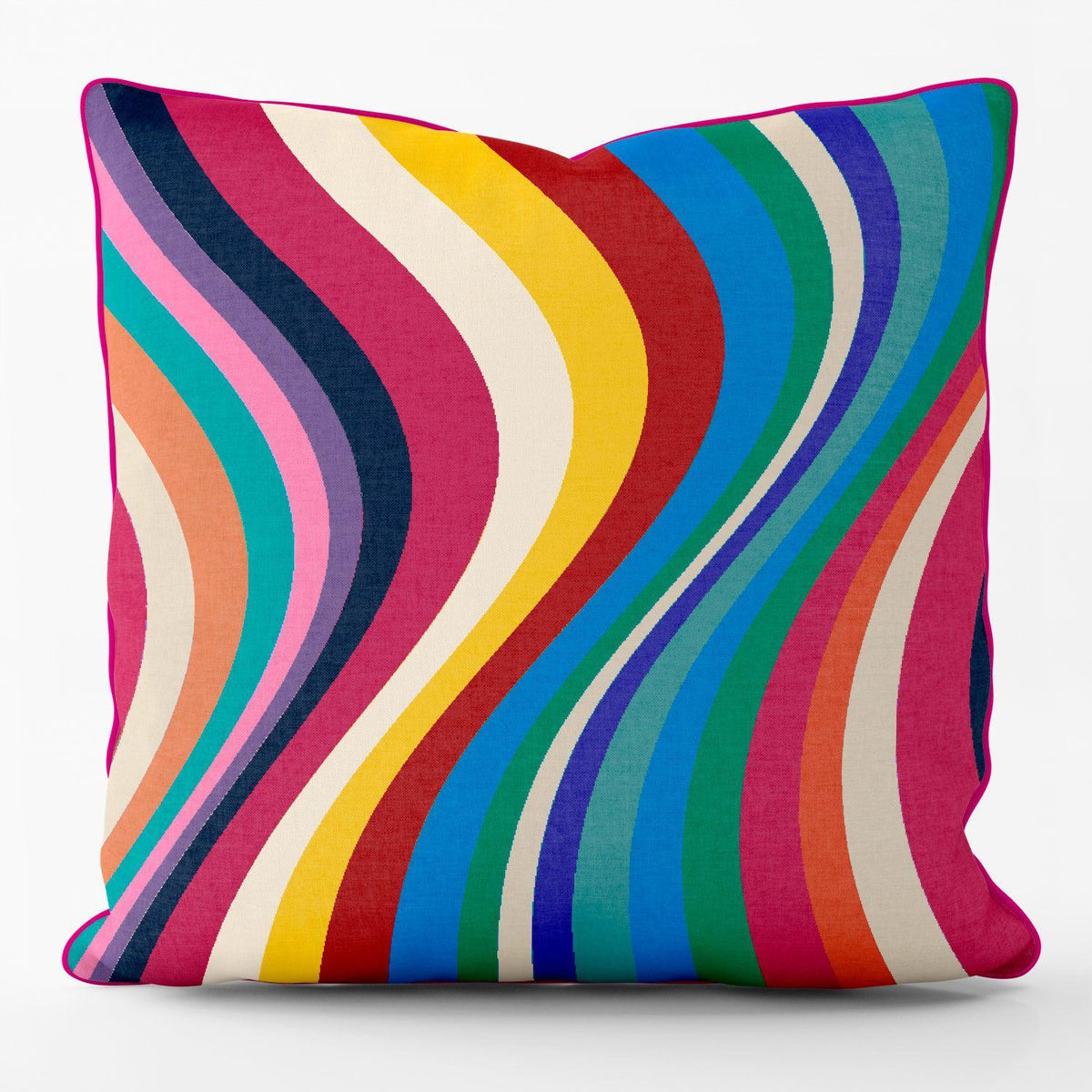 Warp Rainbow - Art Print Cushion – welovecushions