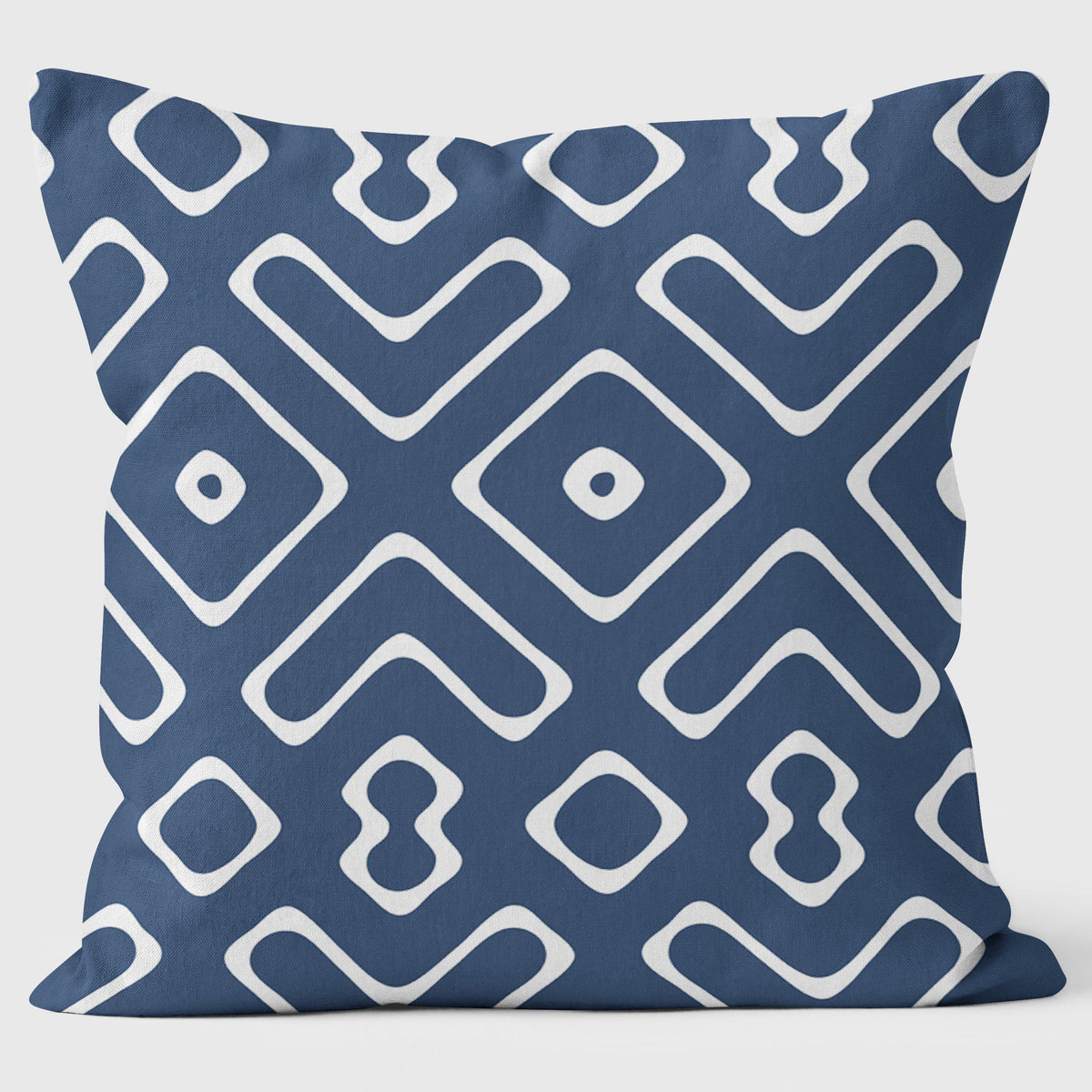 Mouths Blue - Abstract Cushion – welovecushions