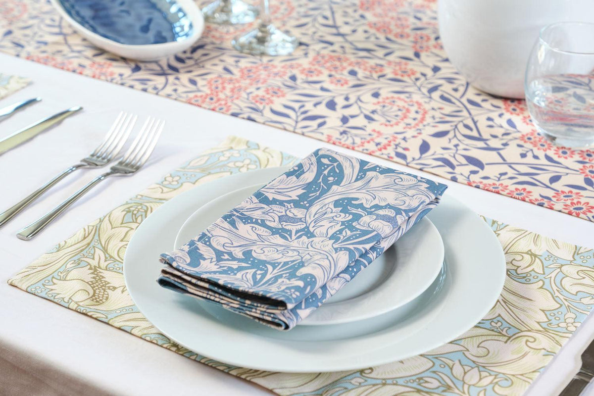 Bachelor's Buttons Provincial Blue - William Morris Napkins ...