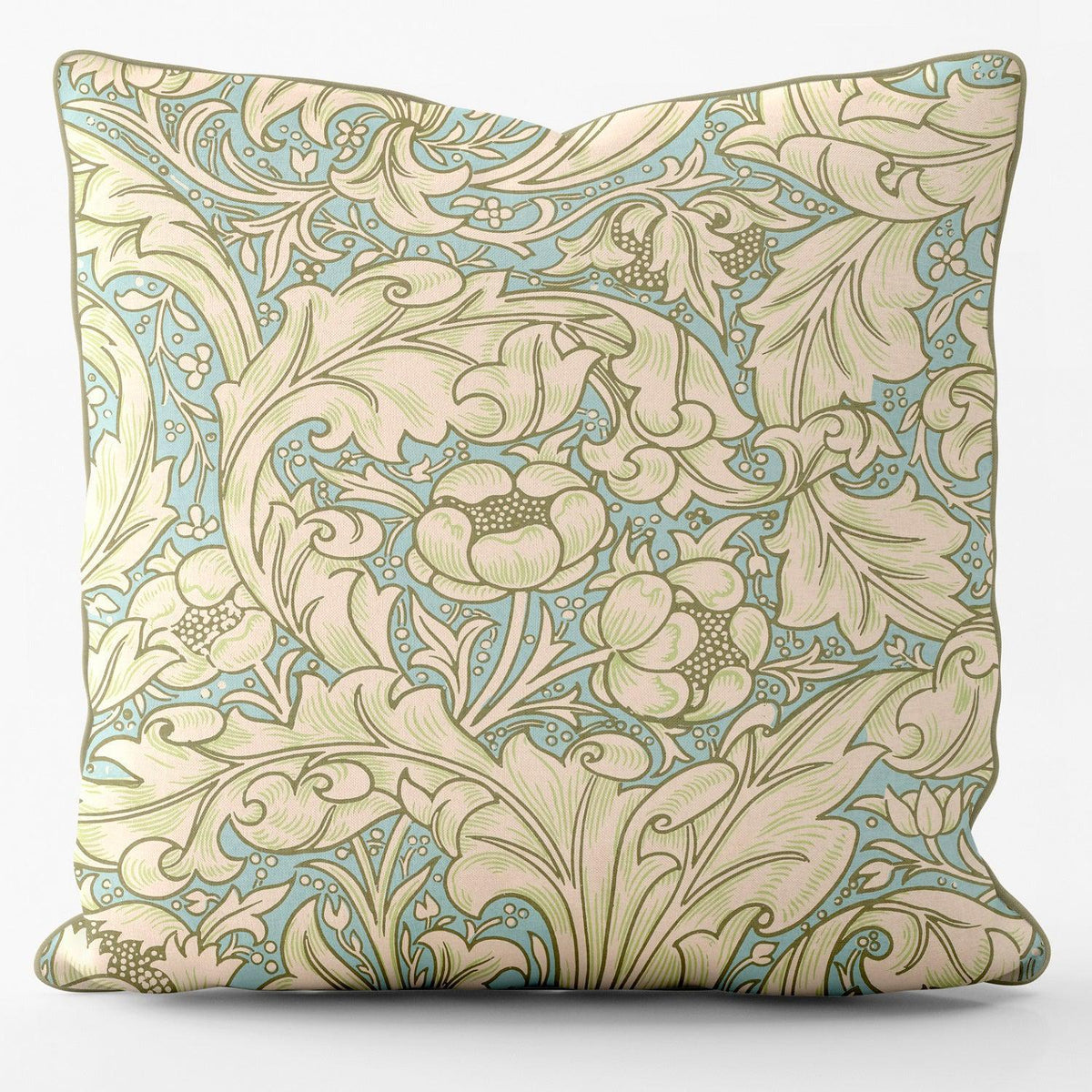 Bachelor's Buttons Provincial Light Blue - William Morris Outdoor Cush ...